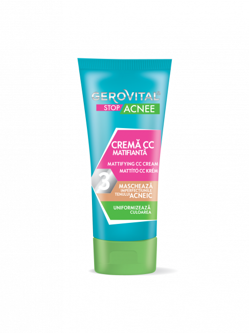 CC Cream with Mattifying Effect | Gerovital Stop Acne