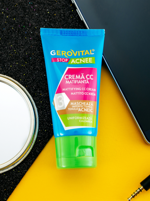 CC Cream with Mattifying Effect | Gerovital Stop Acne