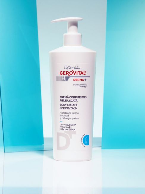 Moisturizing Body Cream for Dry Skin | Gerovital H3 Derma+