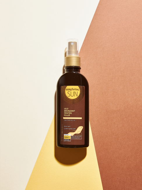 Tanning Oil Intensifier with Olive Oil and Beta-Carotene | Gerovital SUN